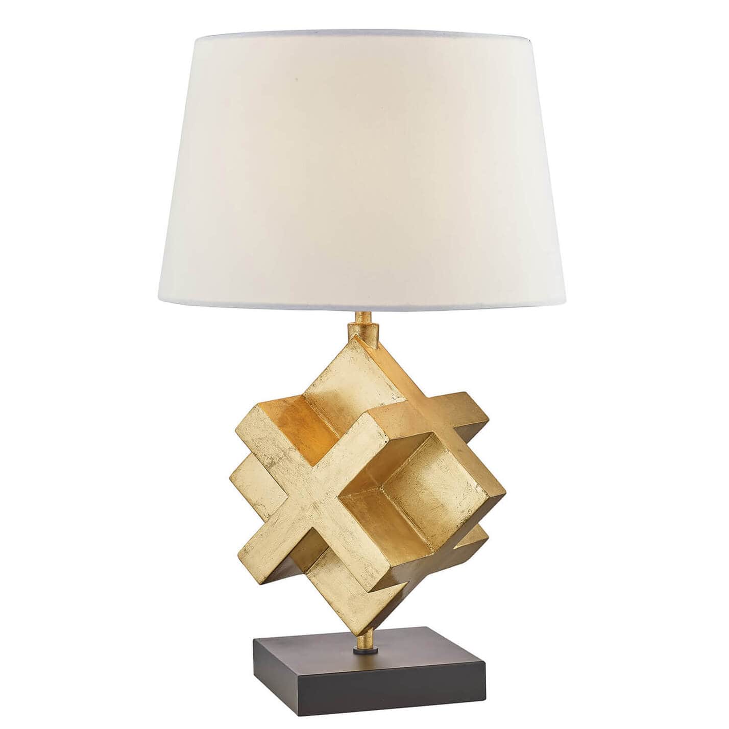 Geometric Garth Table Lamp - Gold Finish | BLVD Eight